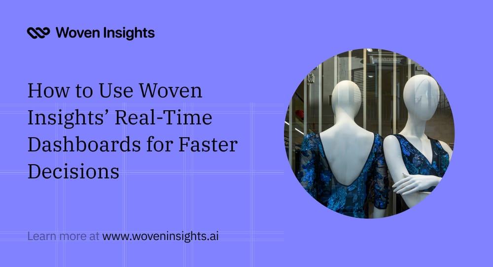 How to Use Woven Insights’ Real-Time Dashboards for Faster Decisions